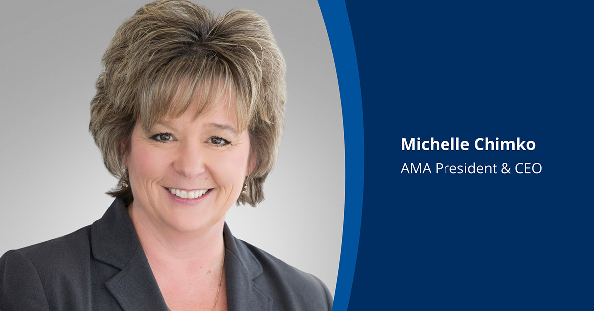 Messages from AMA President Michelle Chimko | AMA