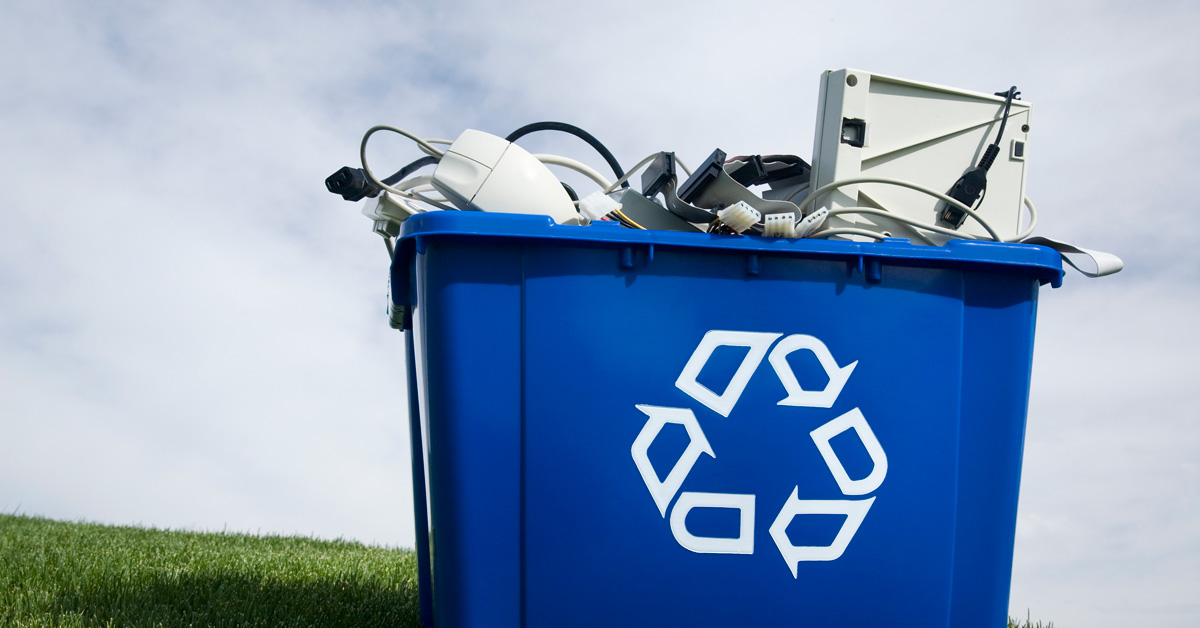 Personal Electronics Recycling at AMA